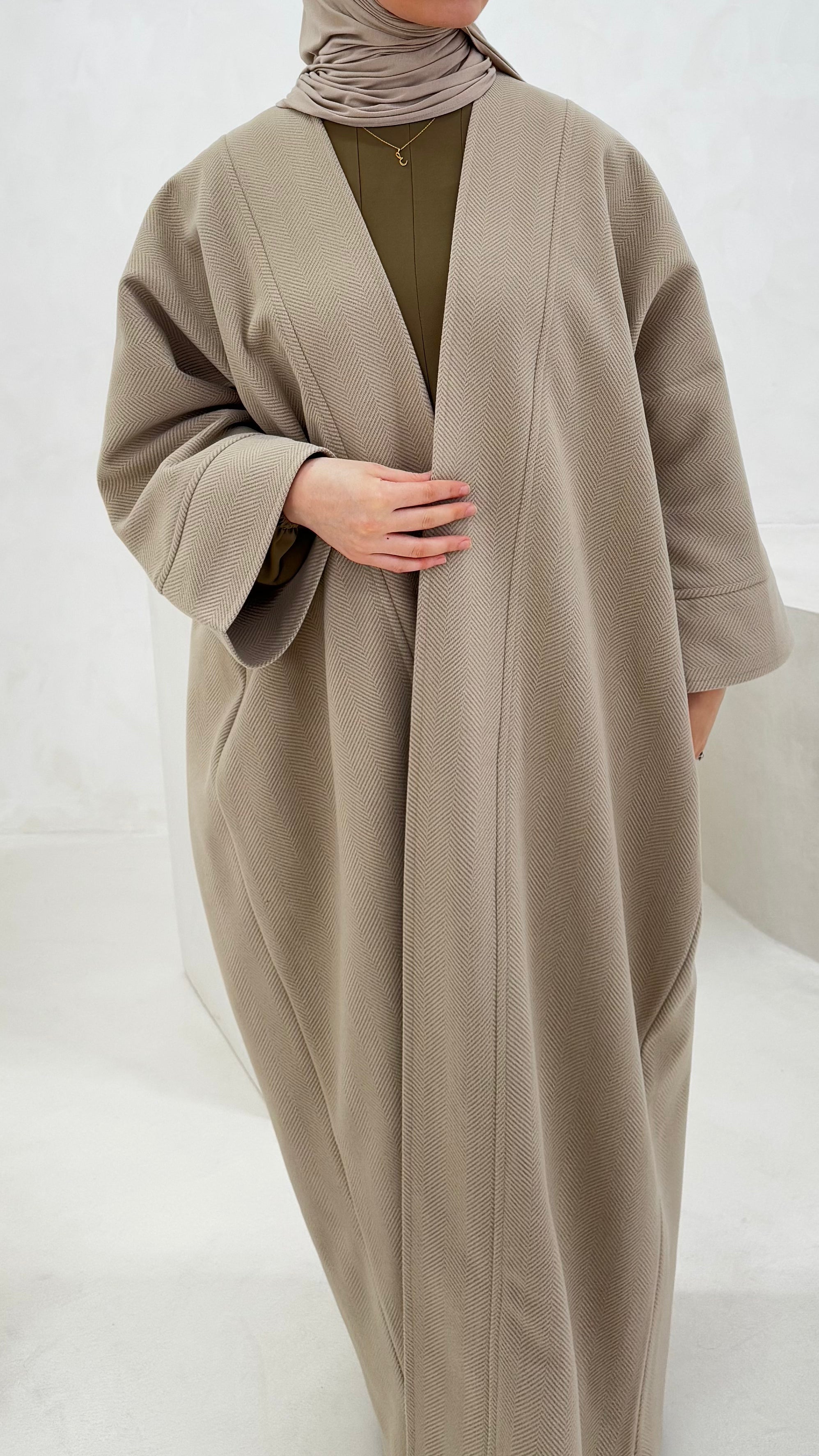 Abaya Coat Winter Abaya Jackets Winter Hijab Styles | Hayaa the label ...